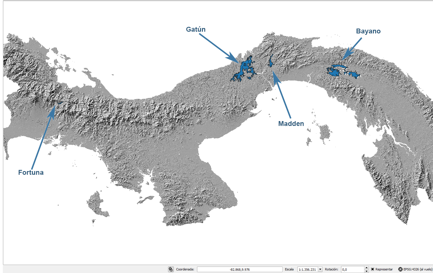 Represando Panamá #3: captura de coordenadas desde mapas en internet ...