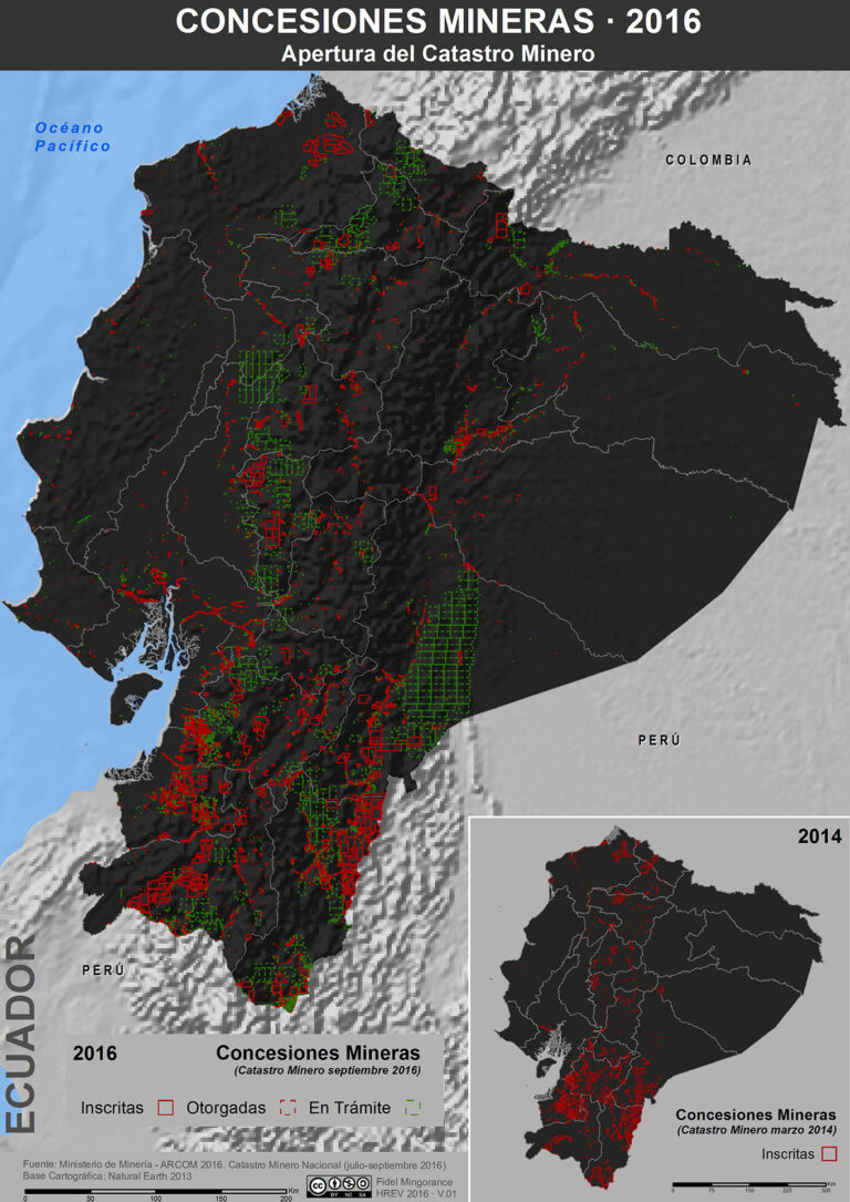 Concesiones mineras en Ecuador - geoactivismo.org